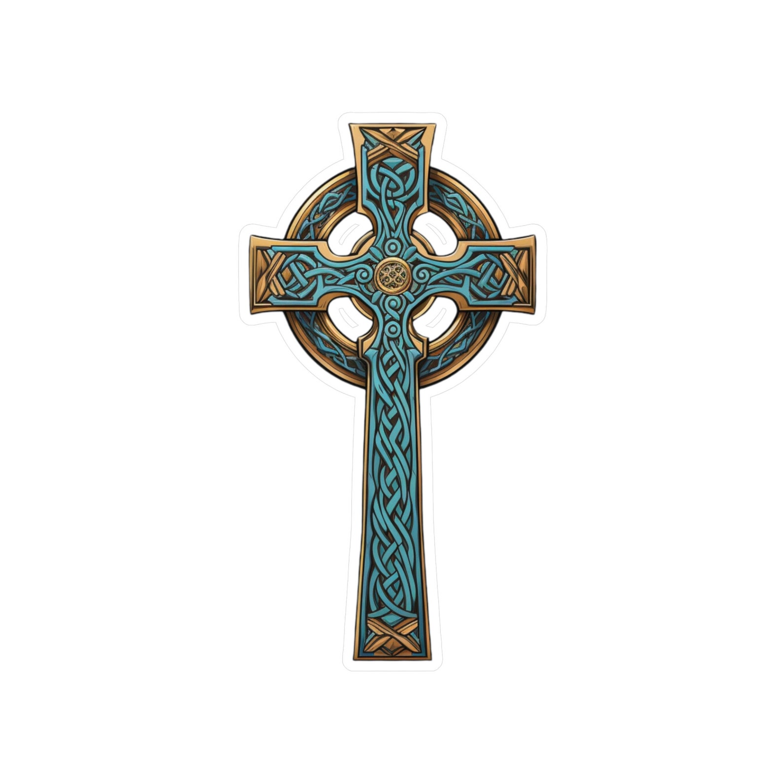 Celtic Cross, Sticker - Etsy