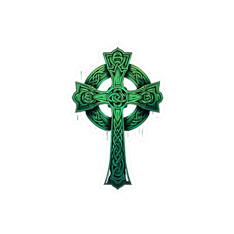 Celtic Cross Sticker - Etsy