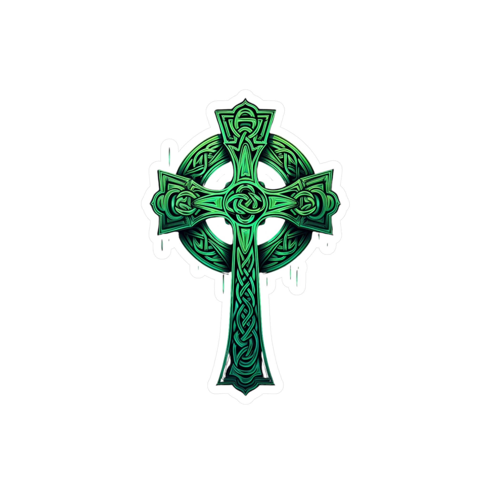 Celtic Cross Sticker - Etsy