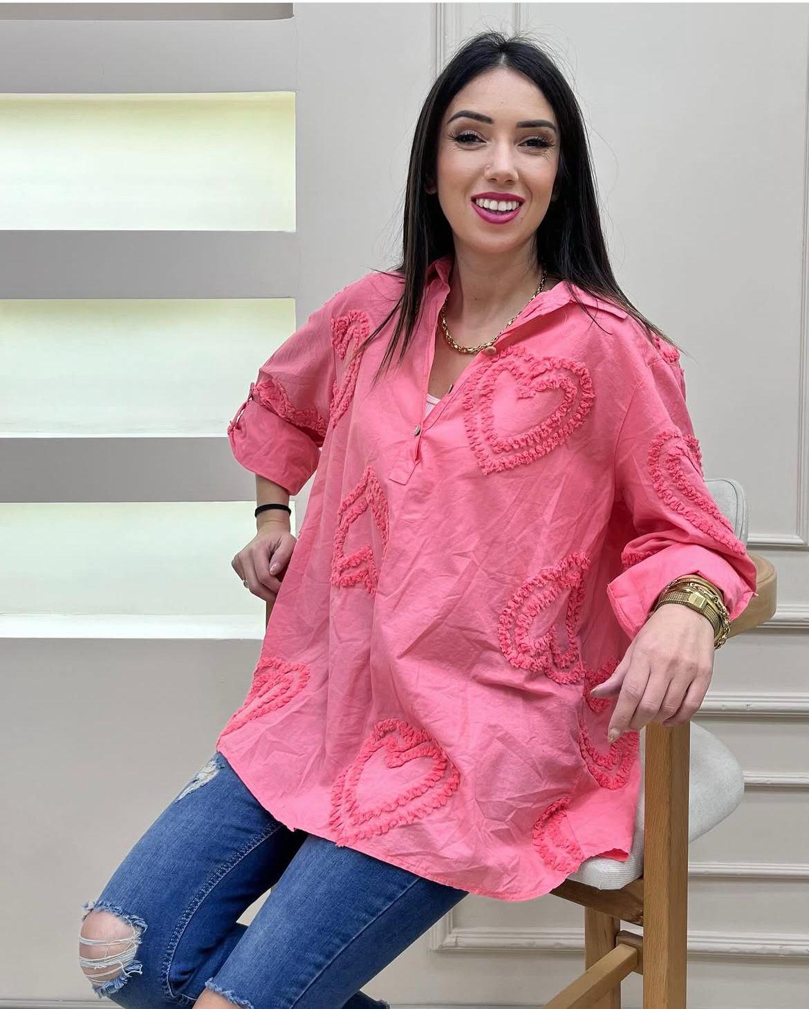 Cotton Linen Shirt for Ladies. Antic Washed Authentic Traditional ...