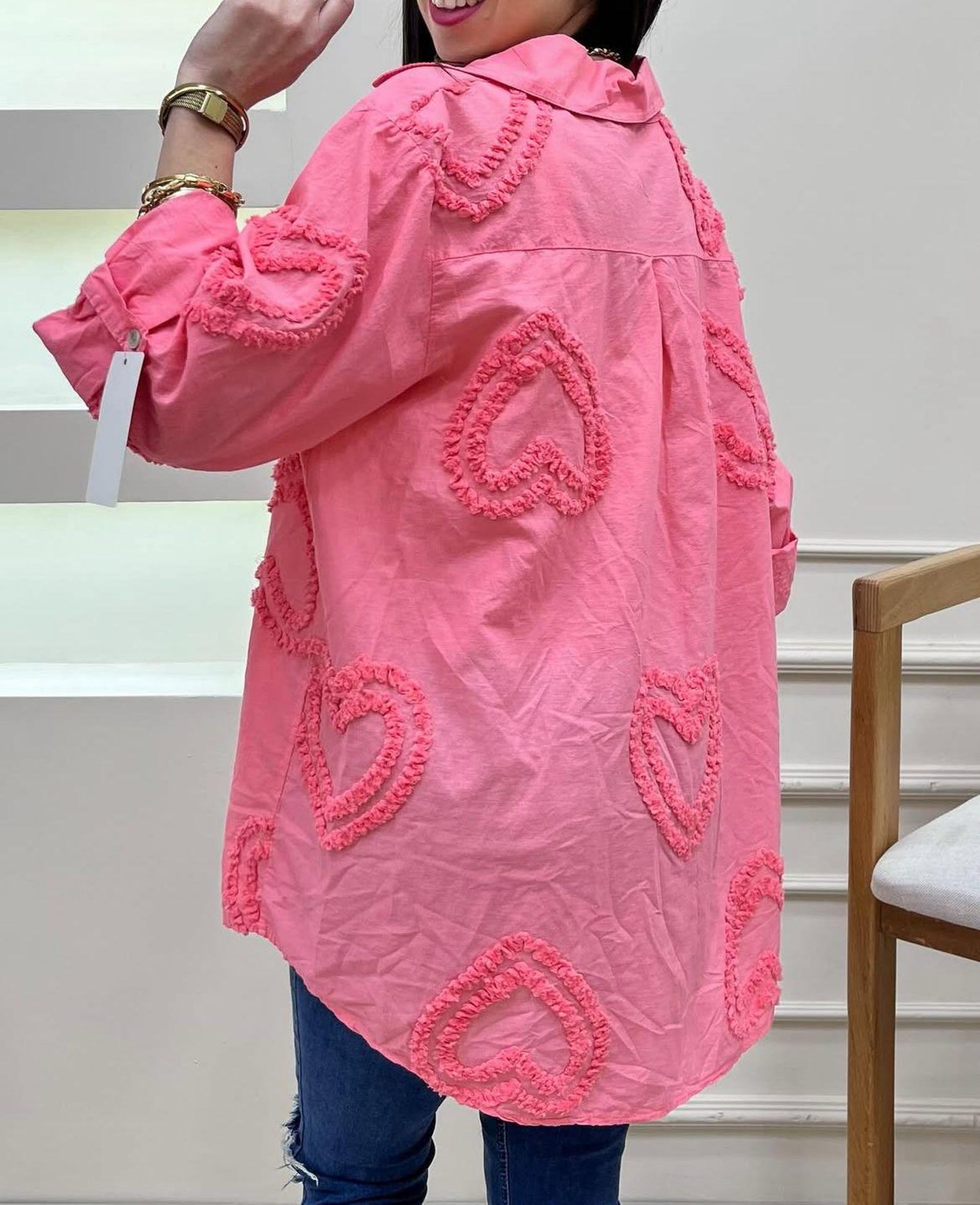 Cotton Linen Shirt for Ladies. Antic Washed Authentic Traditional ...