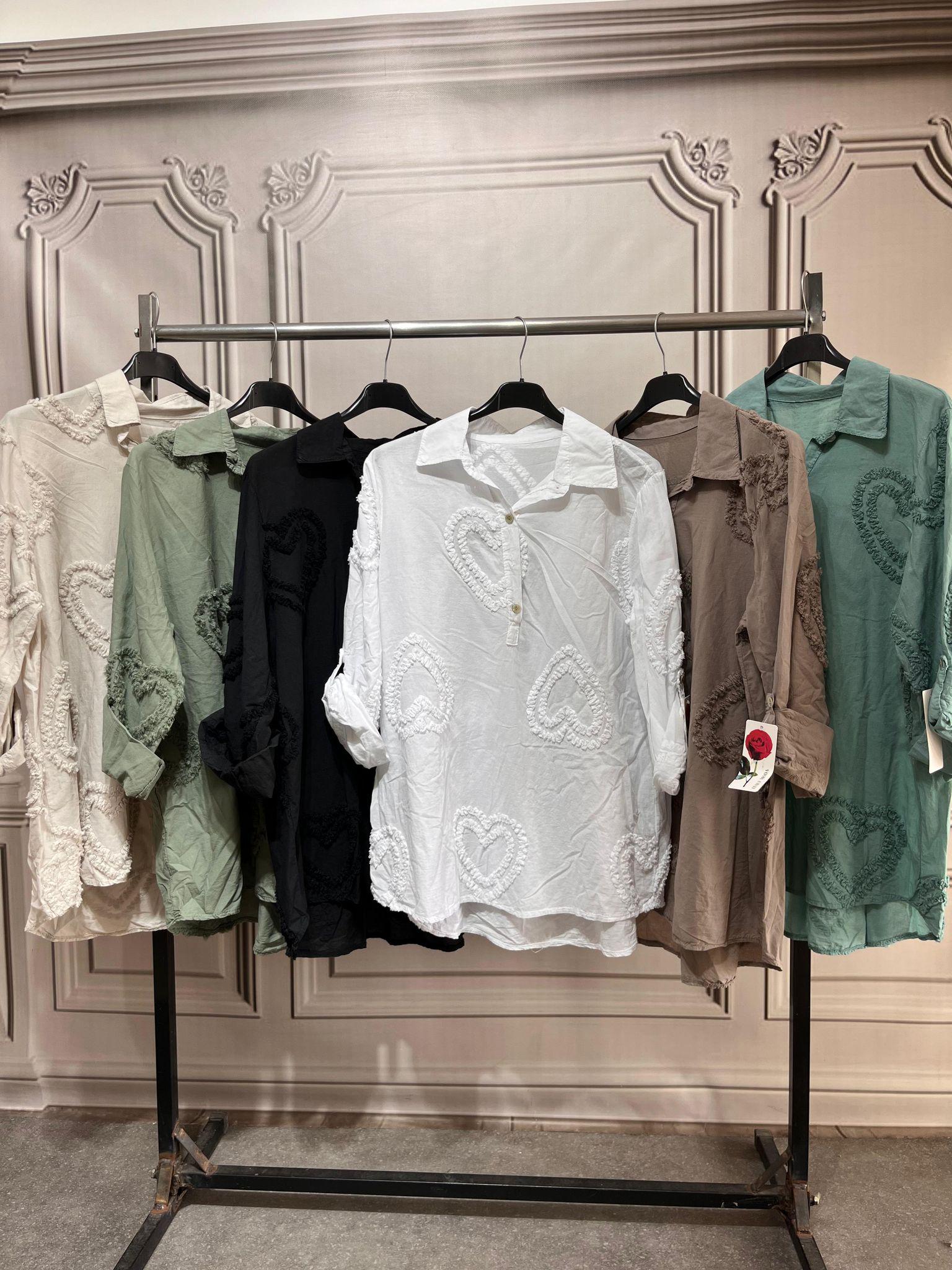 Cotton Linen Shirt for Ladies. Antic Washed Authentic Traditional ...