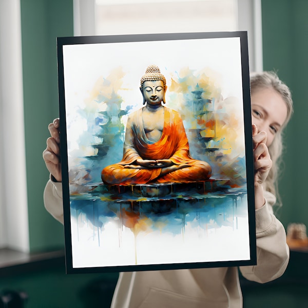 Buddha Poster - Etsy