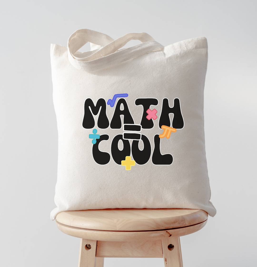 Math Tote Bag Math Teacher Tote Bag Teacher Tote Bag - Etsy