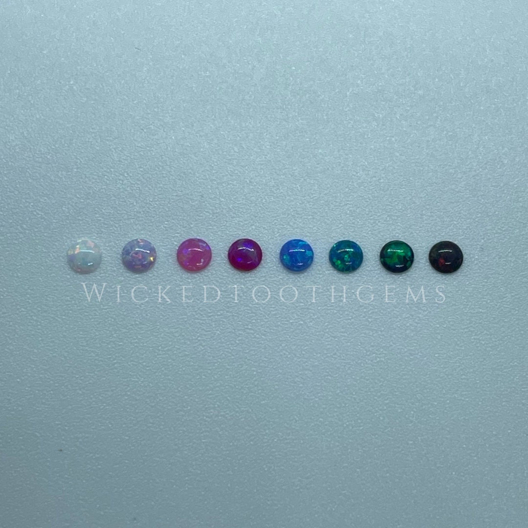 Round Opal Tooth Gem - Etsy