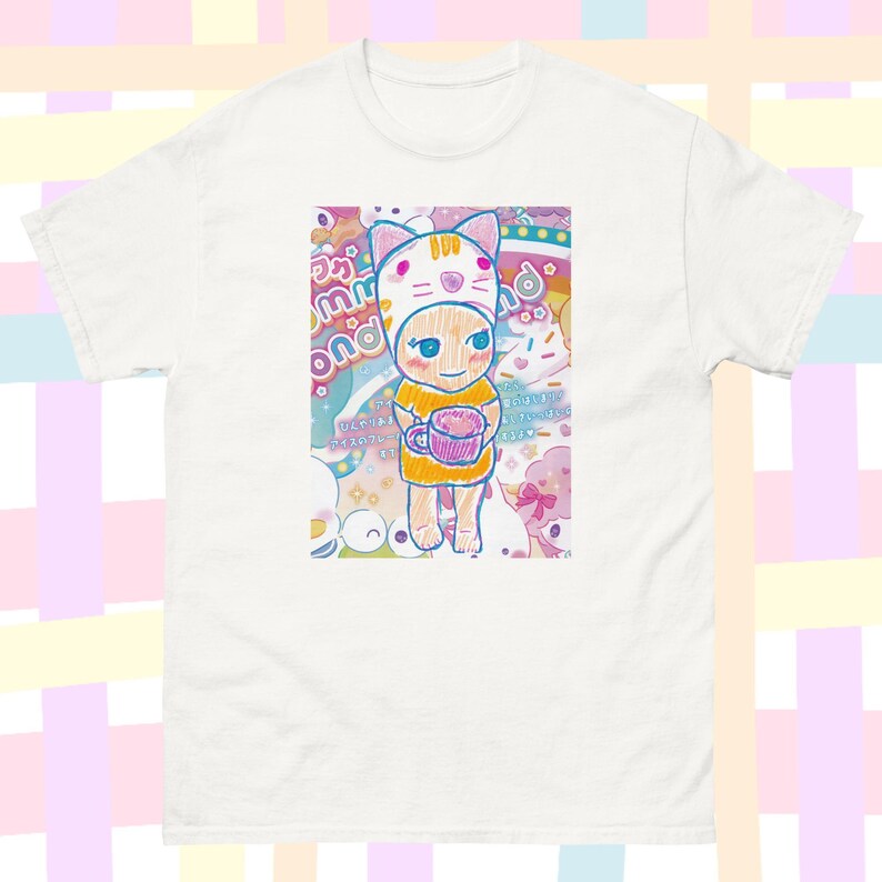 Sonny Angel Inspired Kawaii Decora Harajuku Tee Original Illustration ...