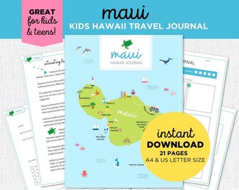 Aulani Hawaii Travel Journal for Kids and Teens Vacation Diary ...