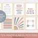 Mindfulness Mental Health Posters for Playroom Office Decor School ...
