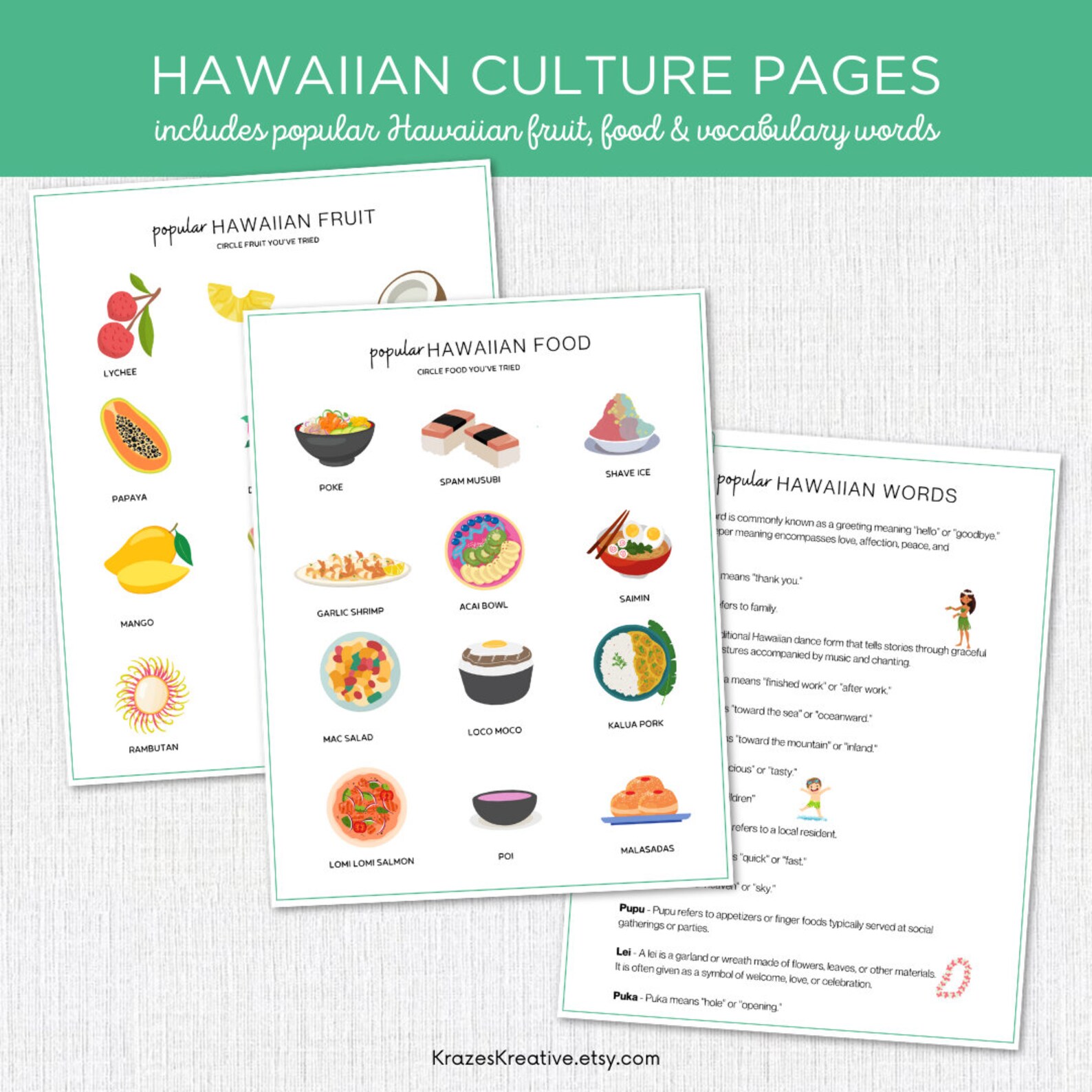 Big Island Hawaii Travel Journal for Kids and Teens Vacation Diary ...