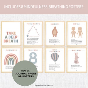 Mindfulness Journal for Kids and Teens Mental Health Journal Printable ...