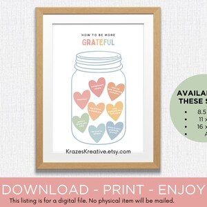 Gratitude Posters for Playroom Office Decor School Classroom - Etsy