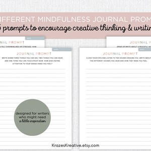 Mindfulness Journal for Kids and Teens Mental Health Journal Printable ...