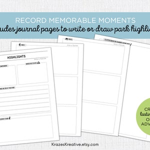 Acadia National Park Printable Travel Journal - Digital Download Kids ...