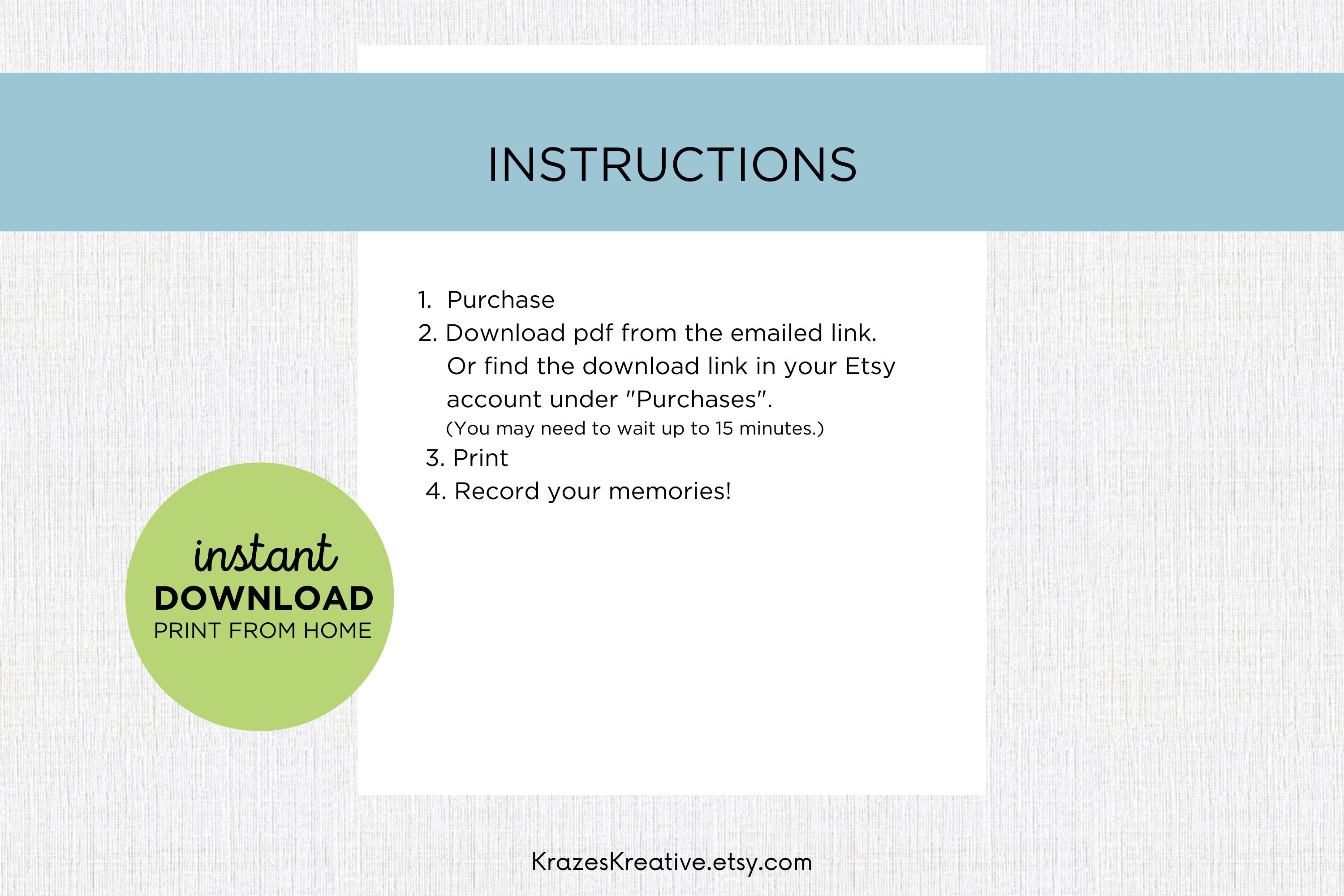 Acadia National Park Printable Travel Journal - Digital Download Kids ...