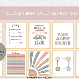 Mindfulness Journal for Kids and Teens Mental Health Journal Printable ...