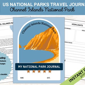 Channel Islands National Park Printable Travel Journal - Etsy