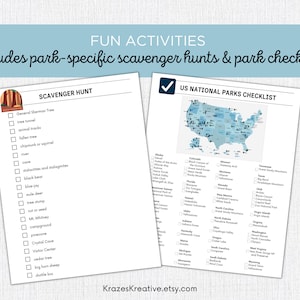 California National Parks Printable Kids Vacation Travel Activity ...
