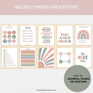 Mindfulness Journal for Kids and Teens Mental Health Journal Printable ...