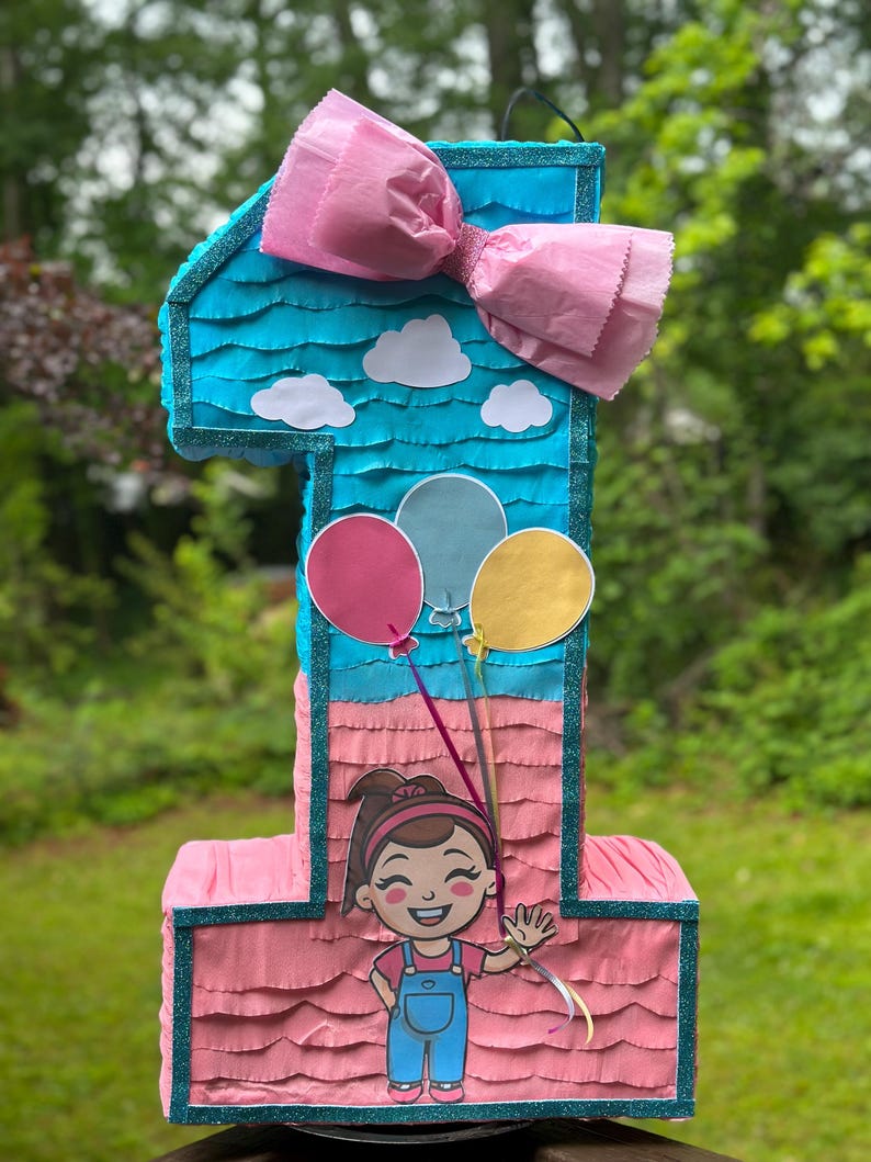 Ms. Rachel Inspired Number One Piñata(27” Inch Tall) - Etsy