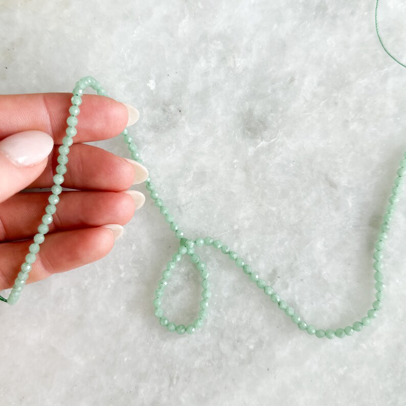 3mm Jadeite Gemstone / Faceted Round Bead / Jewelry Making Supplies - Etsy