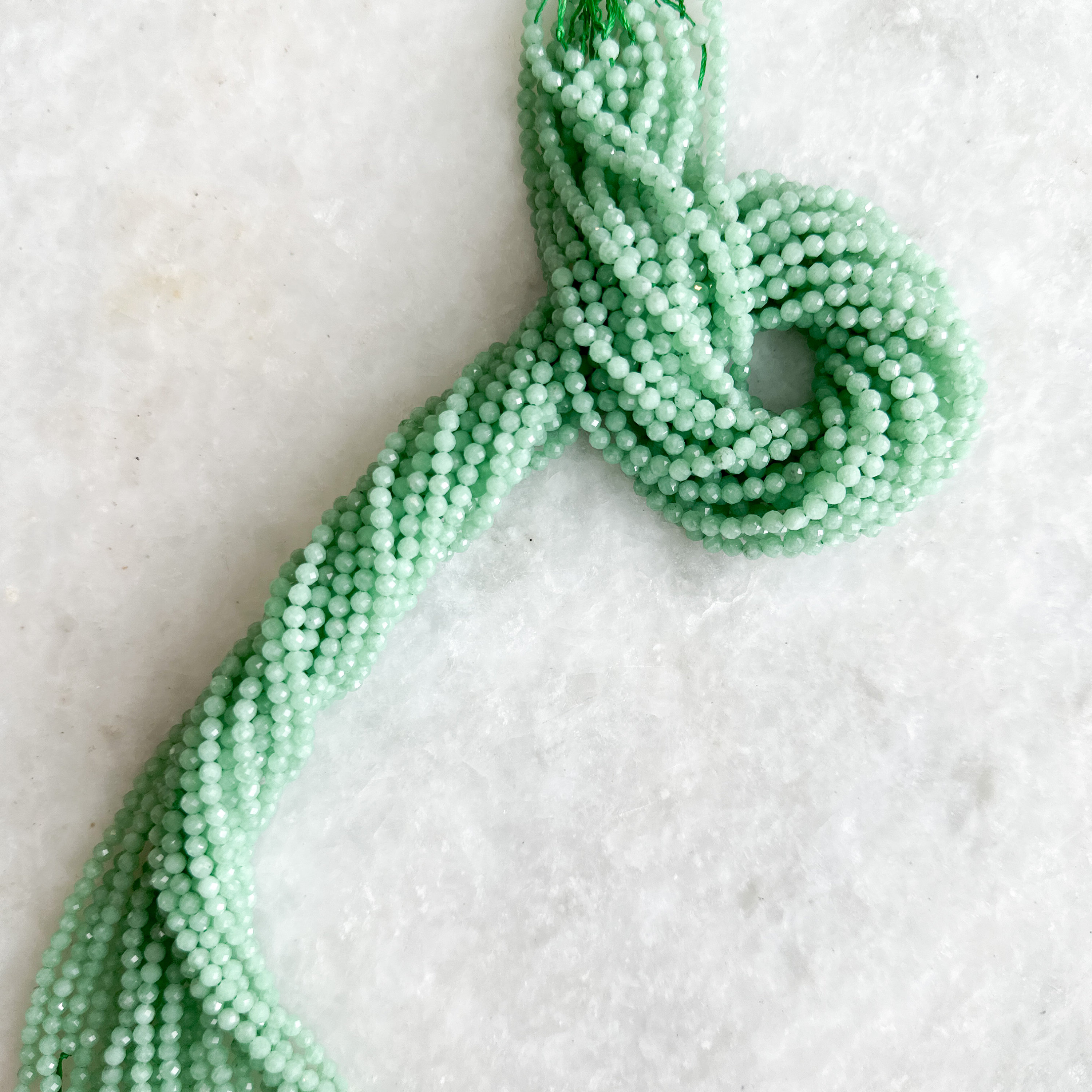 3mm Jadeite Gemstone / Faceted Round Bead / Jewelry Making Supplies - Etsy