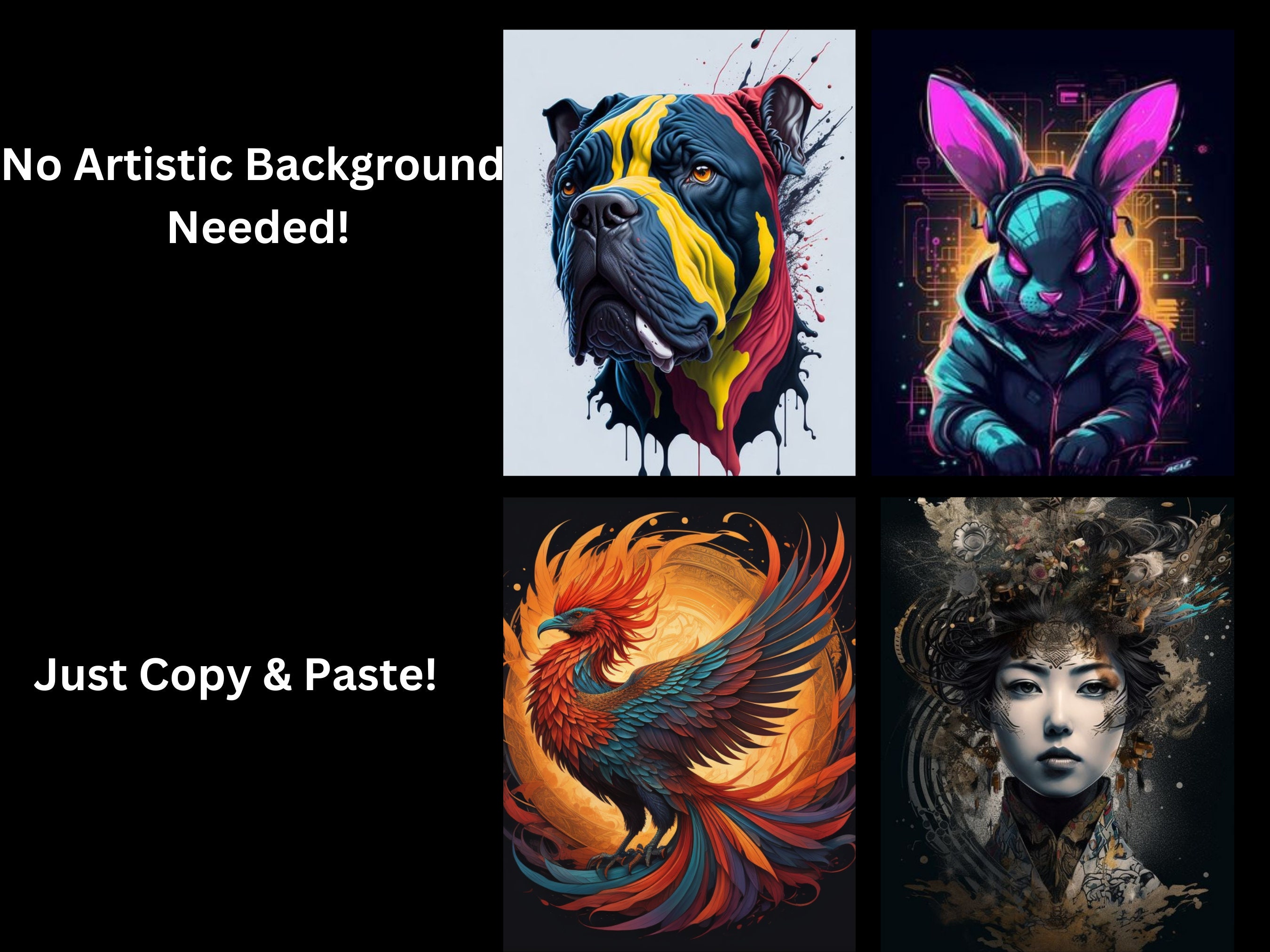 500 Poster Designs Midjourney Prompts, AI Generate, Art Print ...