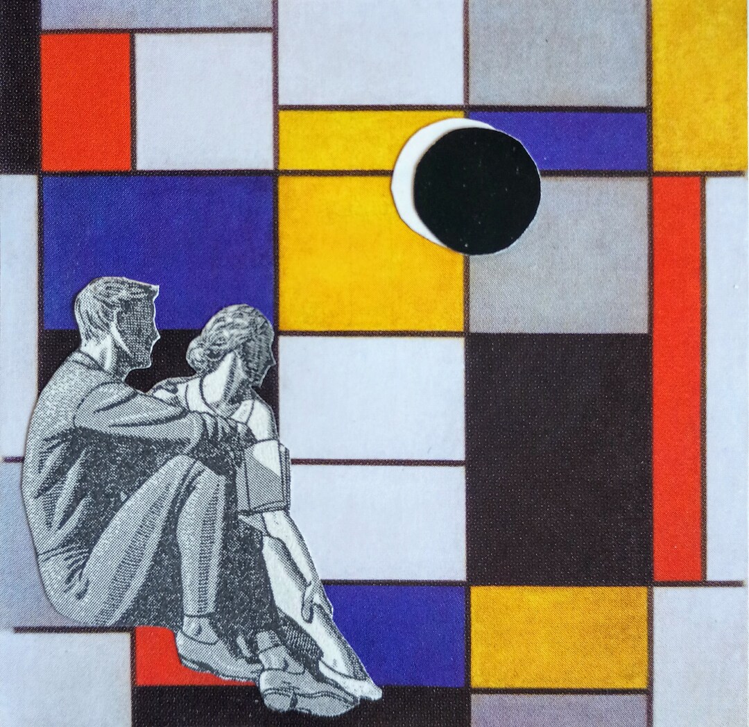 The Building Blocks of Life, Art Collage, Paper Collage, Contemporary ...