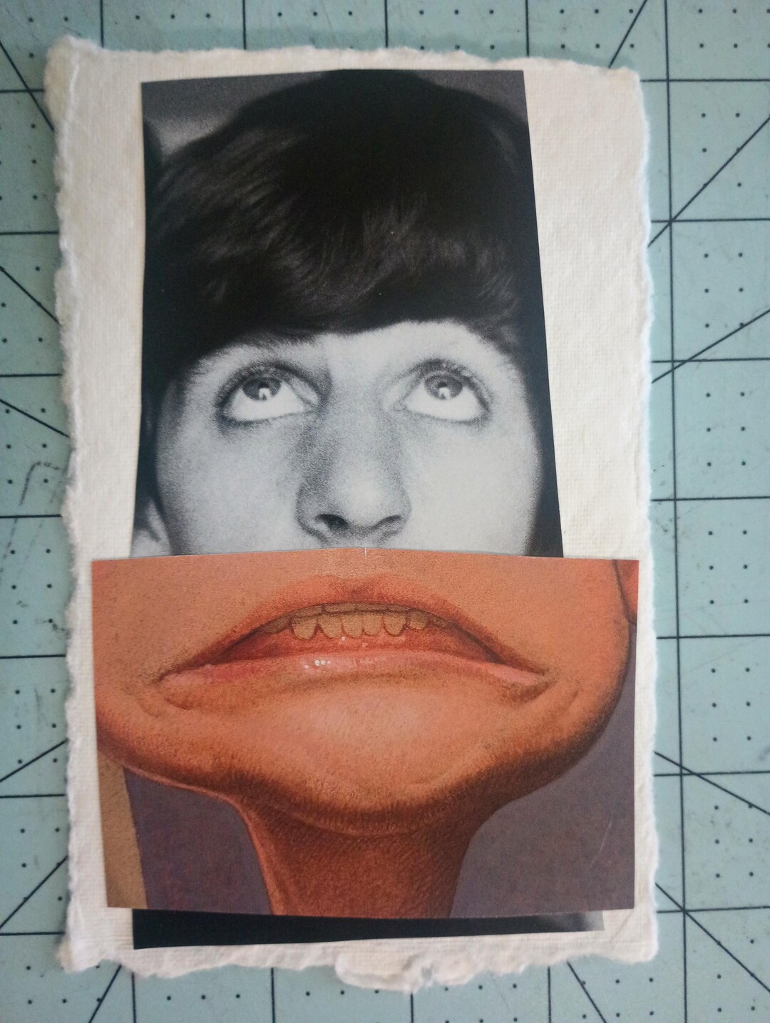 Whimsical Faces: Handmade Surreal Paper Collages Featuring Quirky ...