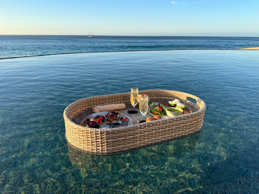 Luxury XL Floating Breakfast Tray - Bring the Maldives or Bali to Your ...