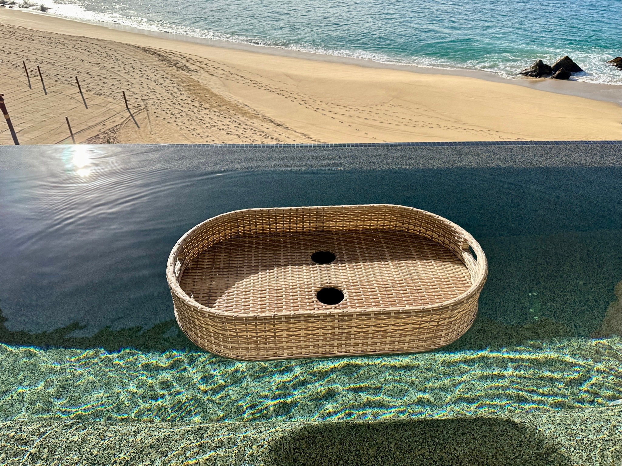 Luxury XL Floating Breakfast Tray Bring the Maldives or Bali - Etsy