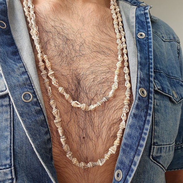 Mens Long Necklace - Etsy