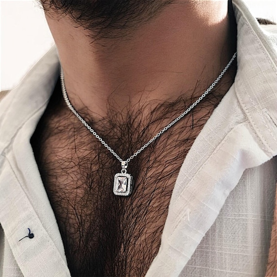 Stainless steel diamond necklace store