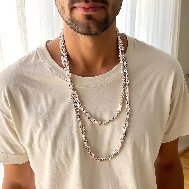 Natural Seashell Multi Strand Necklace, Men Beach Wear Accessories ...
