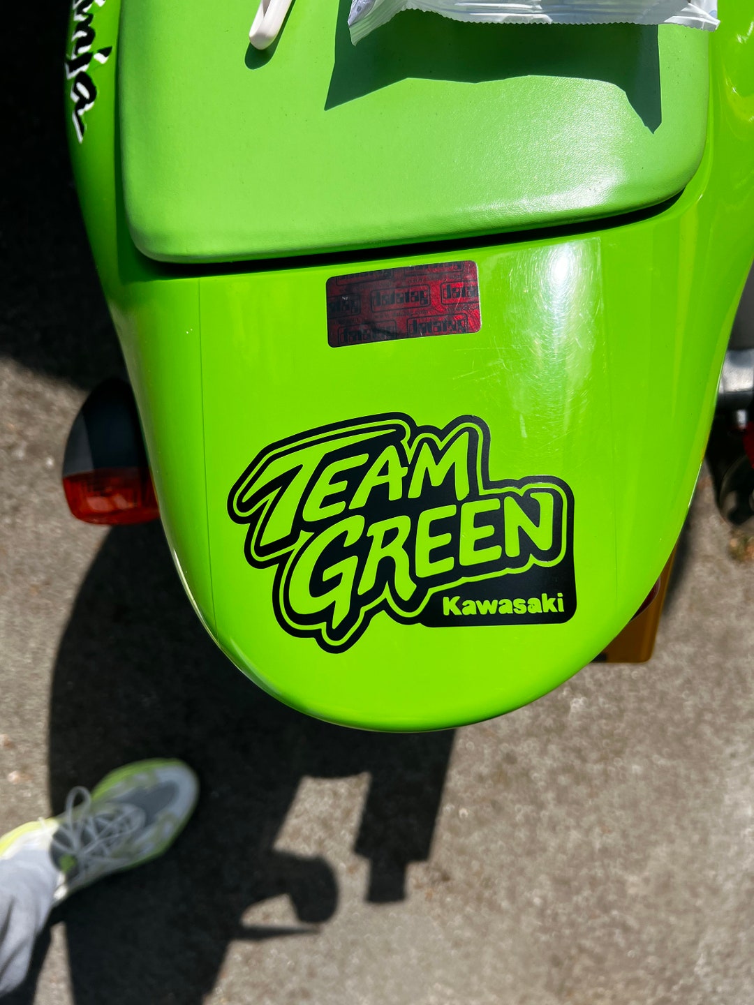 Kawasaki Ninja Green Team Sticker Decal Cutout - Customisable Sticker ...