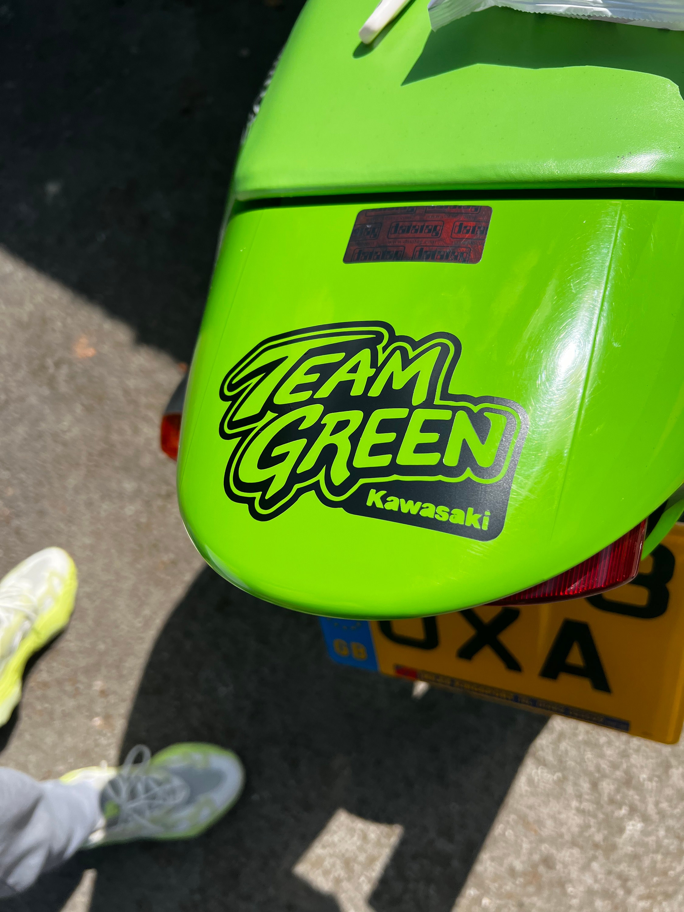 Kawasaki Ninja Green Team Sticker Decal Cutout - Customisable Sticker ...