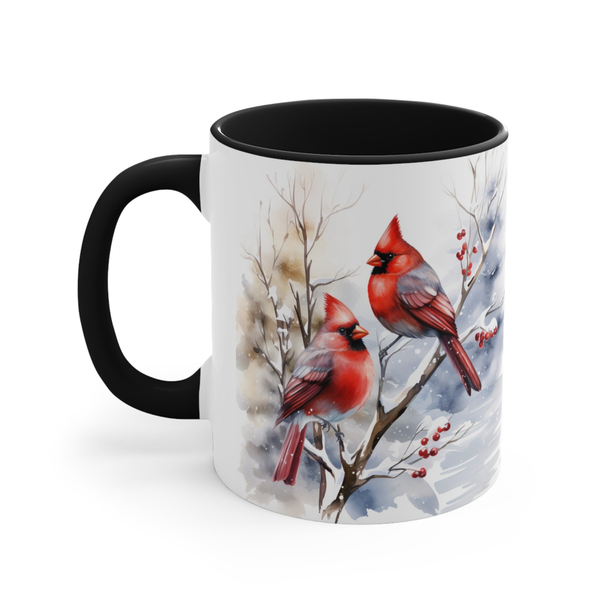 Cardinal Coffee Cup, Cardinal Winter Mug,cardinal Bird Mug, Remembrance ...