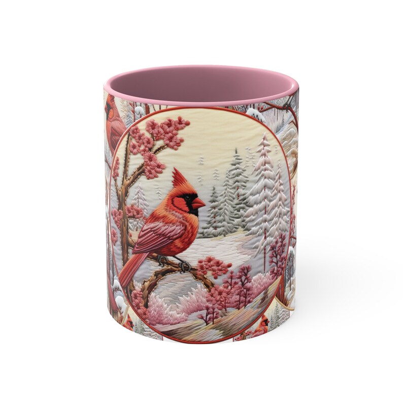 Cardinal Coffee Cup, Cardinal Winter Mug,cardinal Bird Mug, Remembrance ...