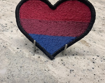 Bisexual Bi Pride Flag Embroidered Patch - Etsy UK