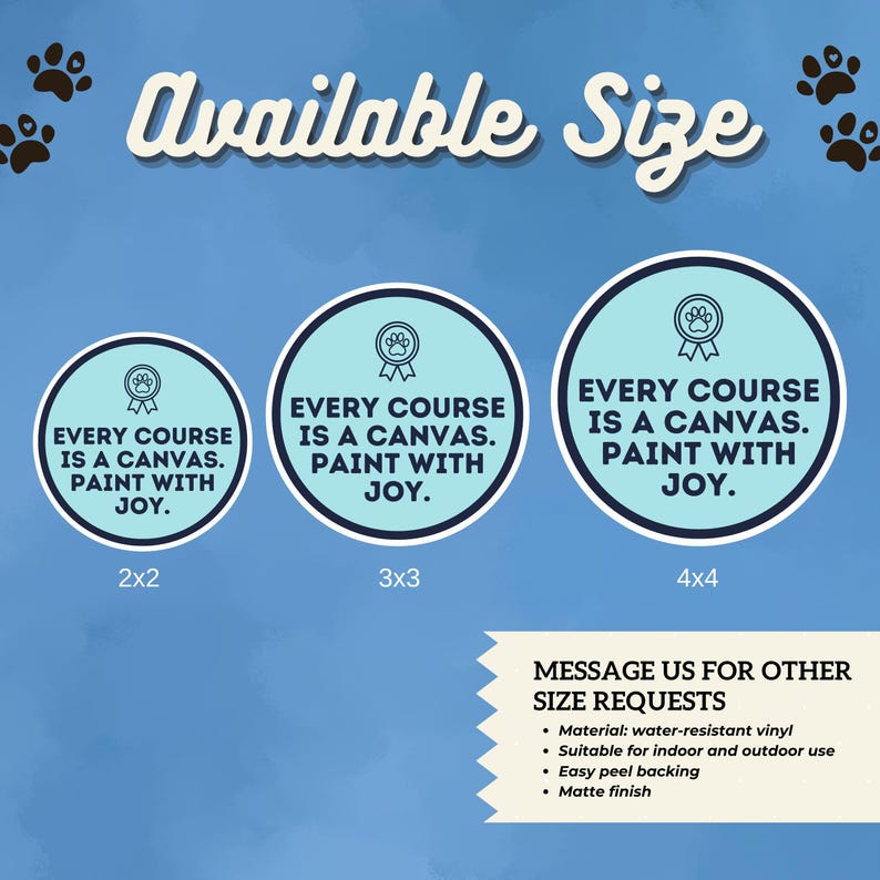 Dog Sticker - Motivational Quote Die Cut Vinyl Decal for Laptops, Water ...