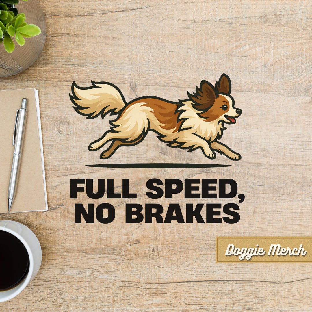 Dog Sticker - Papillon Quote Transparent Sticker - Dog Agility Gift ...