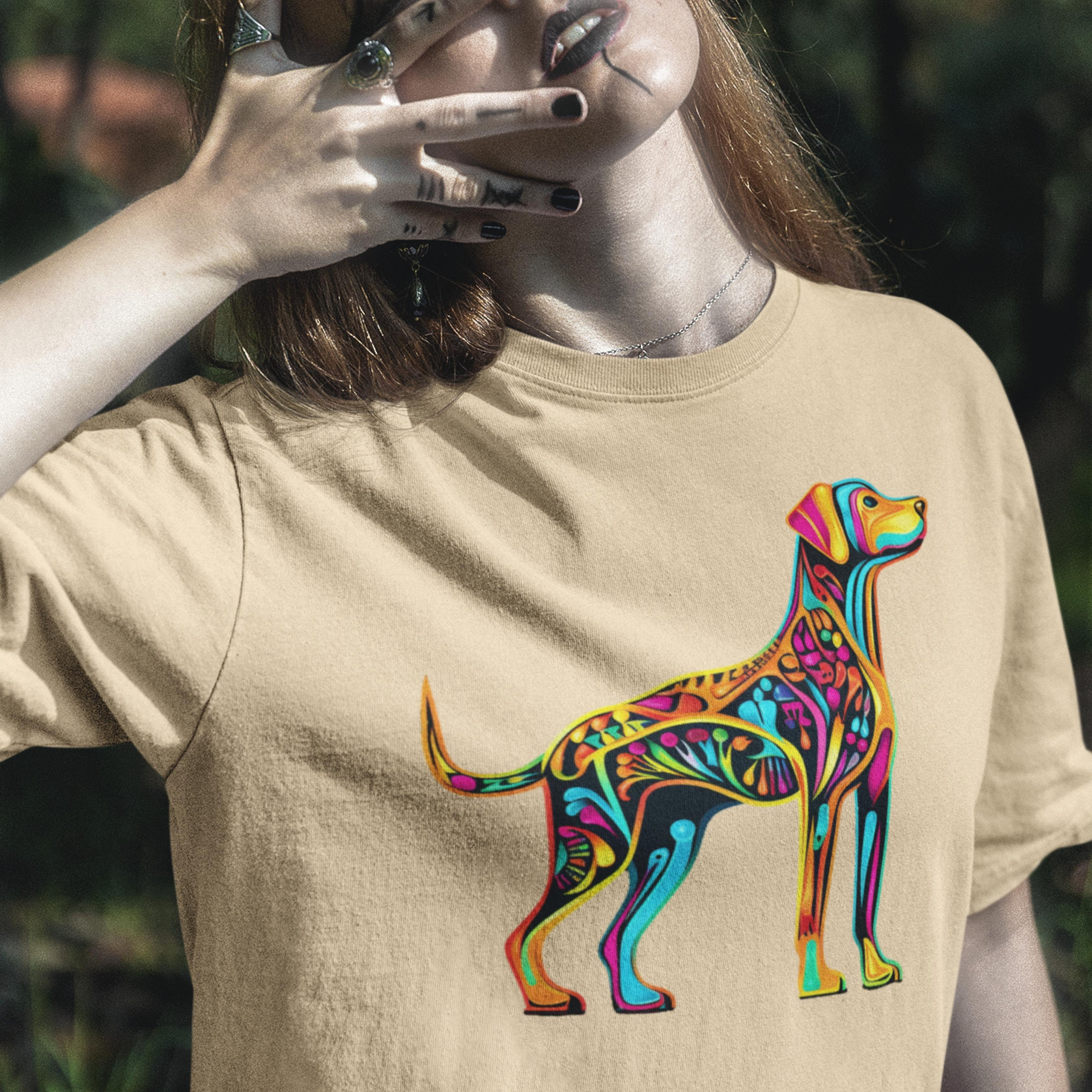 Labrador Shirt - Labrador Design Hispanic Mexican Style, Stylish Dog ...