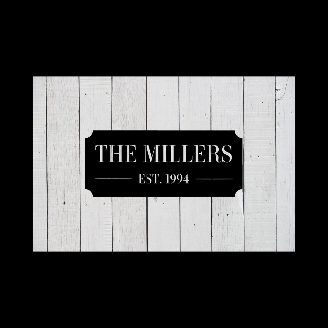 Custom Metal Sign, Personalized Name Sign, Living Room Sign, Metal Sign ...