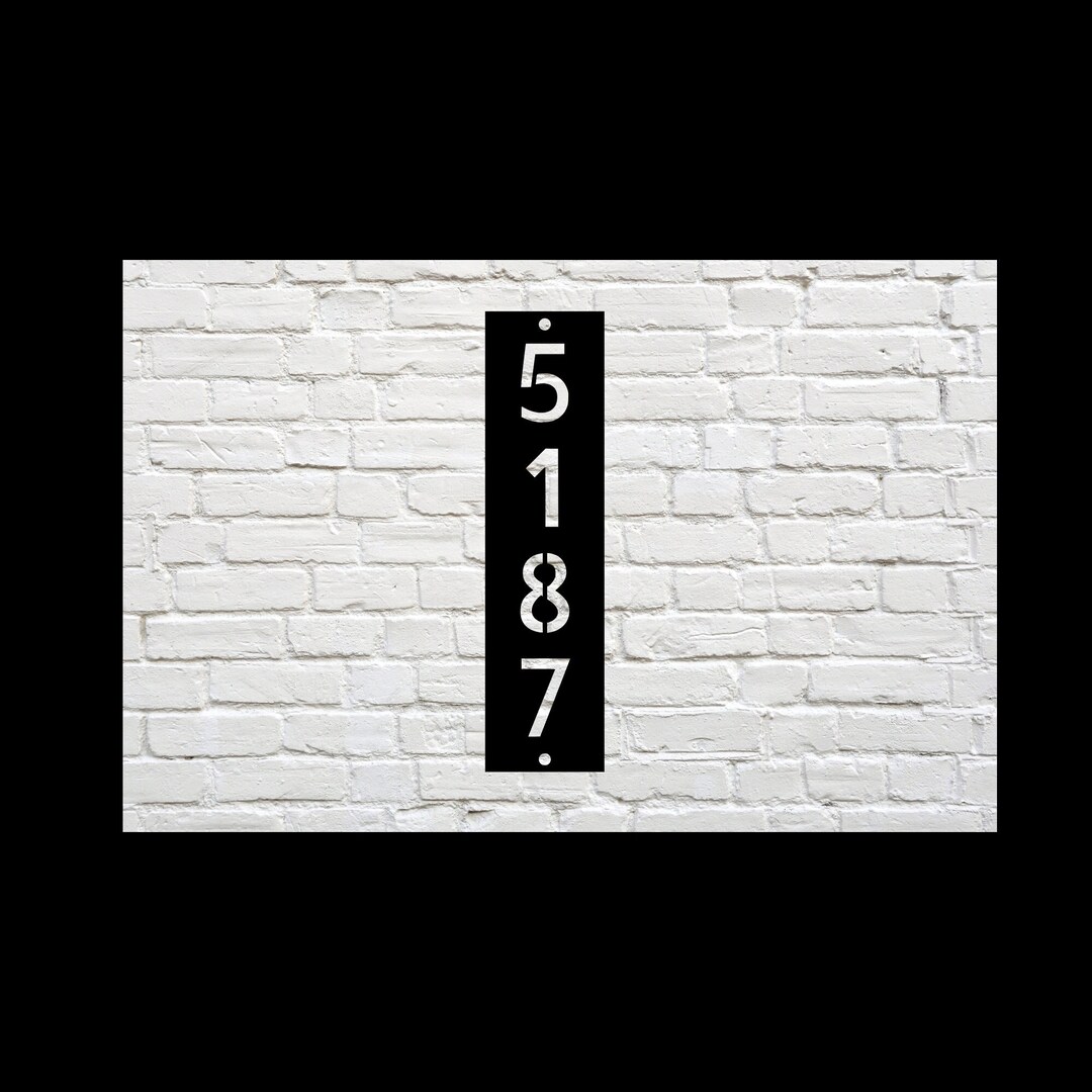 Custom Metal Address Sign, Personalized Address Sign, Entrance Room ...