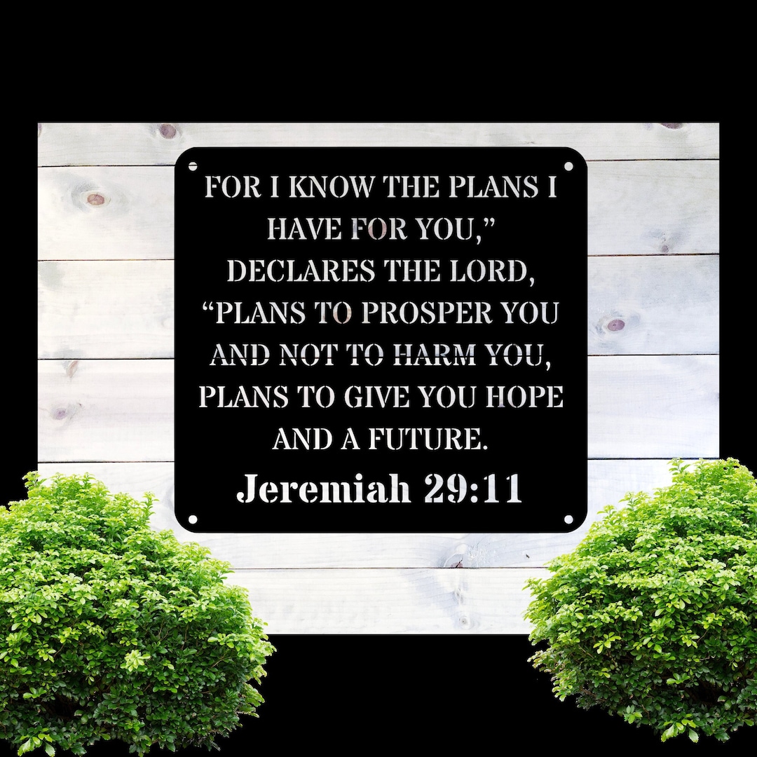 Custom Metal Sign, Personalized Biblical Sign, Religious Sign, Metal ...