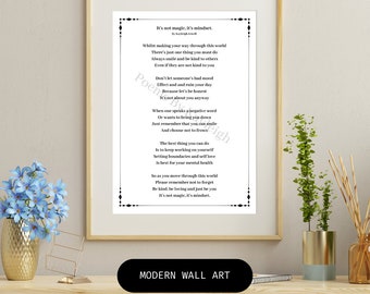 Mindset Poem - Digital Download - Etsy