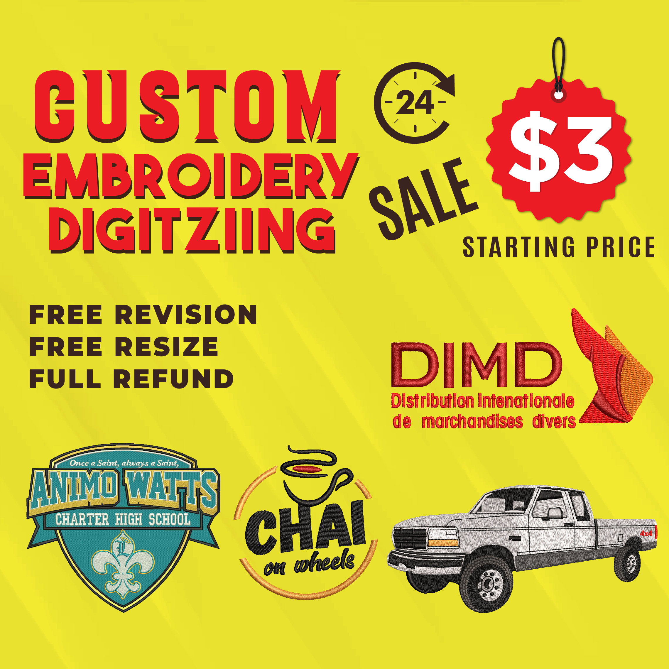 Custom Embroidery Digitize, Embroidery Digitizing, Embroidery File ...