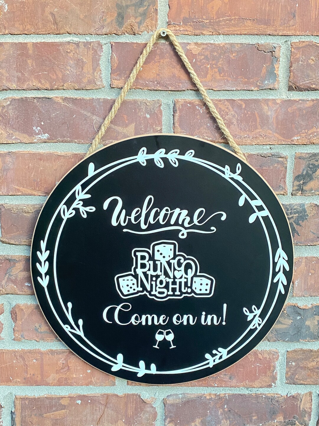 Bunko Party Sign Come on In Hostess Sign - Etsy