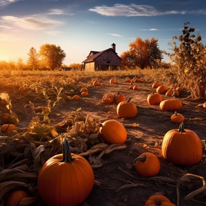 Fall Pumpkin Image Pack - Etsy