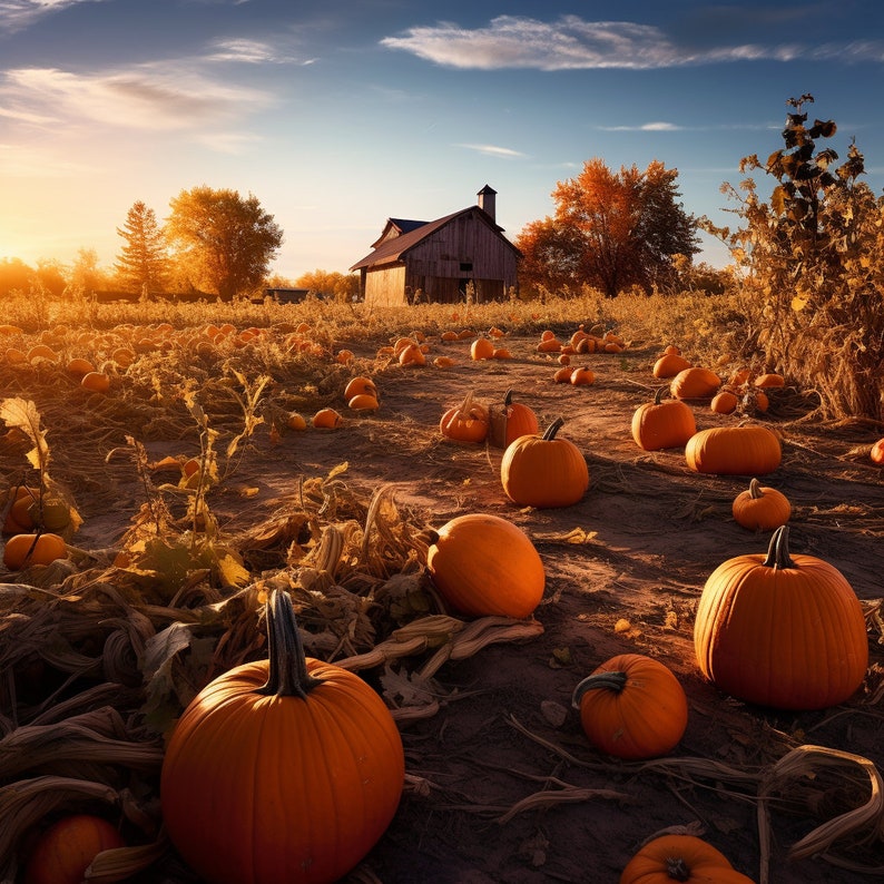 Fall Pumpkin Image Pack - Etsy