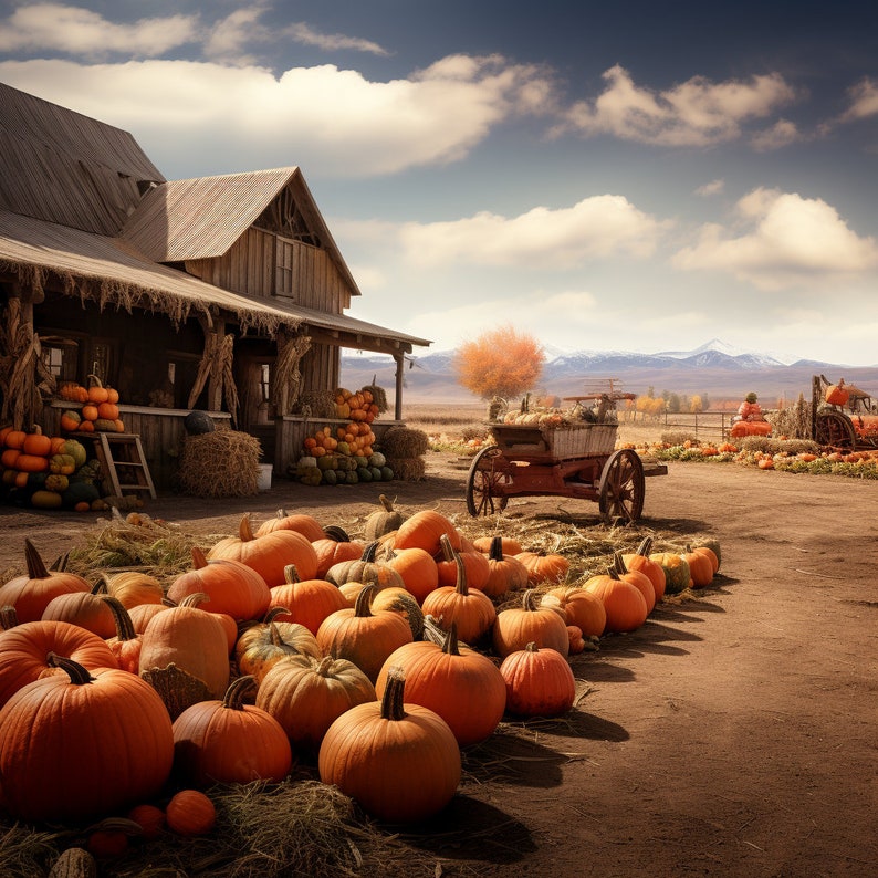 Fall Pumpkin Image Pack - Etsy